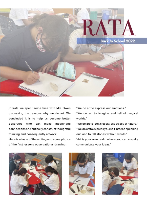 Rātā – St Peter Paul School